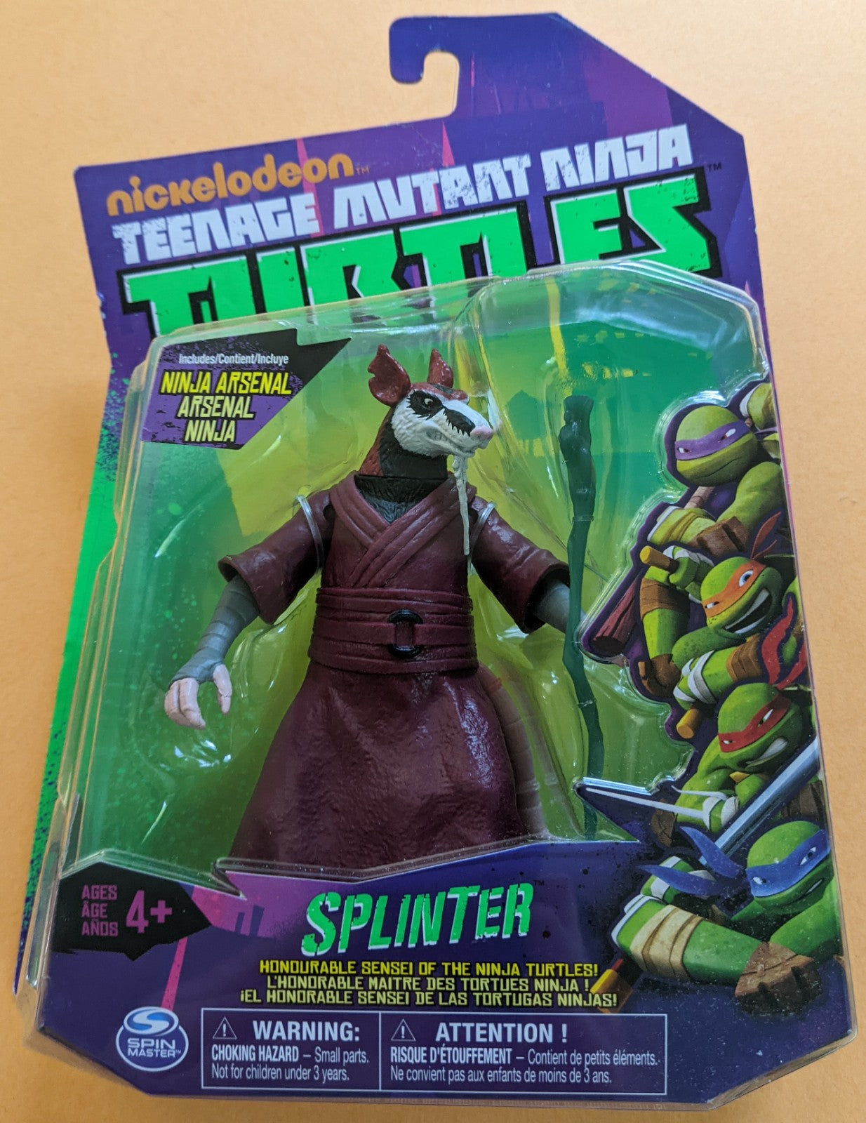2012 Spinmaster Teenage Mutant Ninja Turtles (Vintage) - Splinter – WYN ...